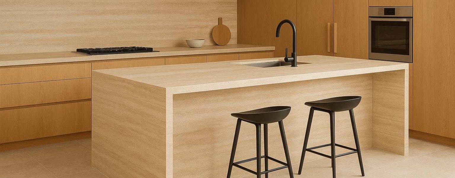 How to Elevate the Design of Your Travertine Benchtop?